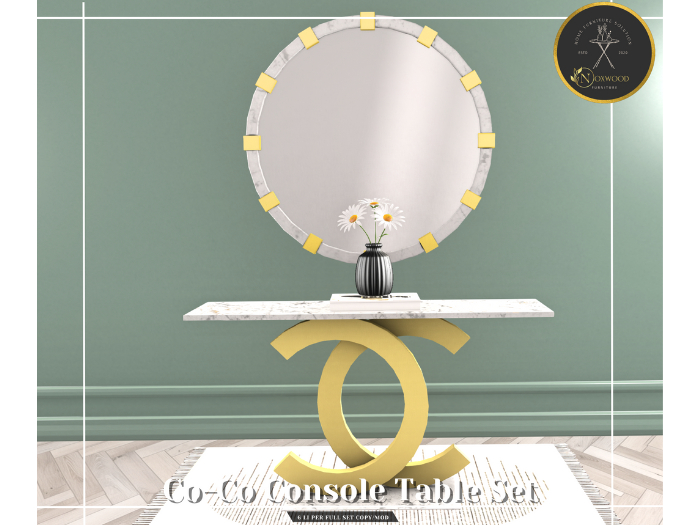 Second Life Marketplace - Co-Co Console Table Set